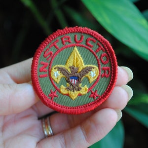 Vintage Instructor Patch - Boy Scouts of America - BSA Patch - 1970's ...