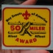 Original Boy Scouts of America 50 Miler Award Travel Decal - Retro ...