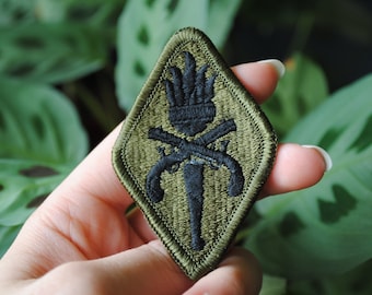 Army Torch Patch - Etsy