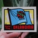 Original Oklahoma Flag Travel Decal - OK - Retro Window Sticker ...