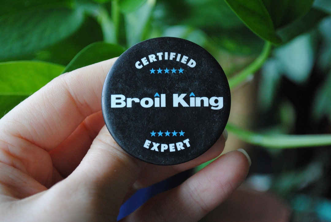 Vintage Broil King Pin Back Button - Certified Expert - BBQ Grill Sales ...