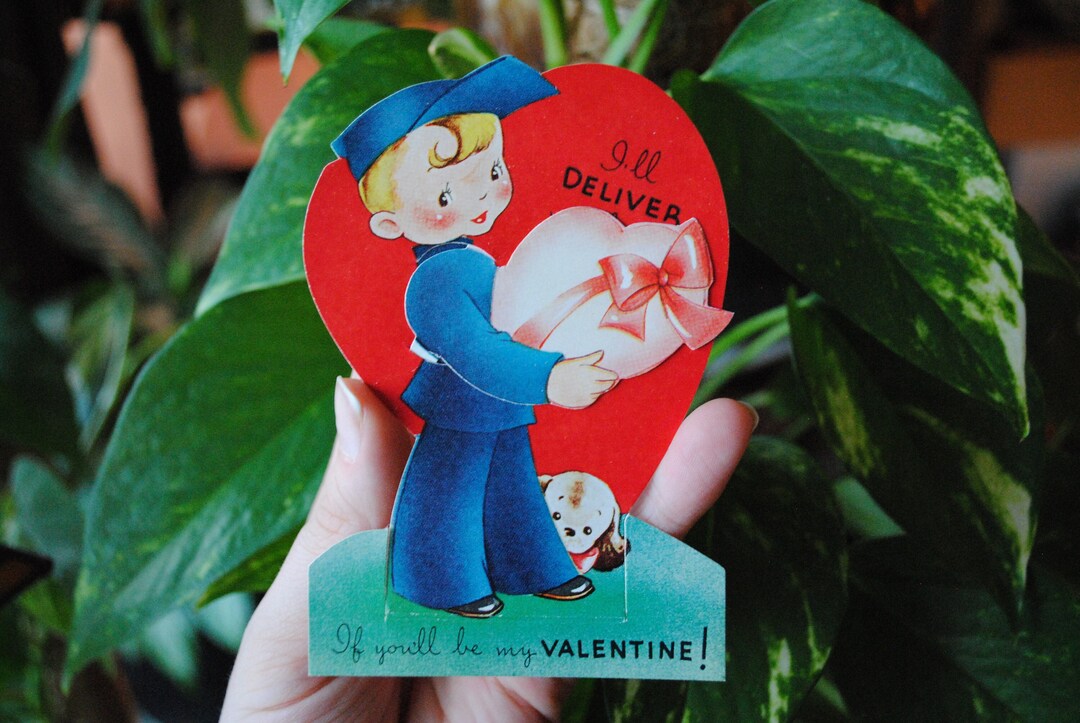 1940's I'll Deliver My Heart If You'll Be My Valentine - Package ...