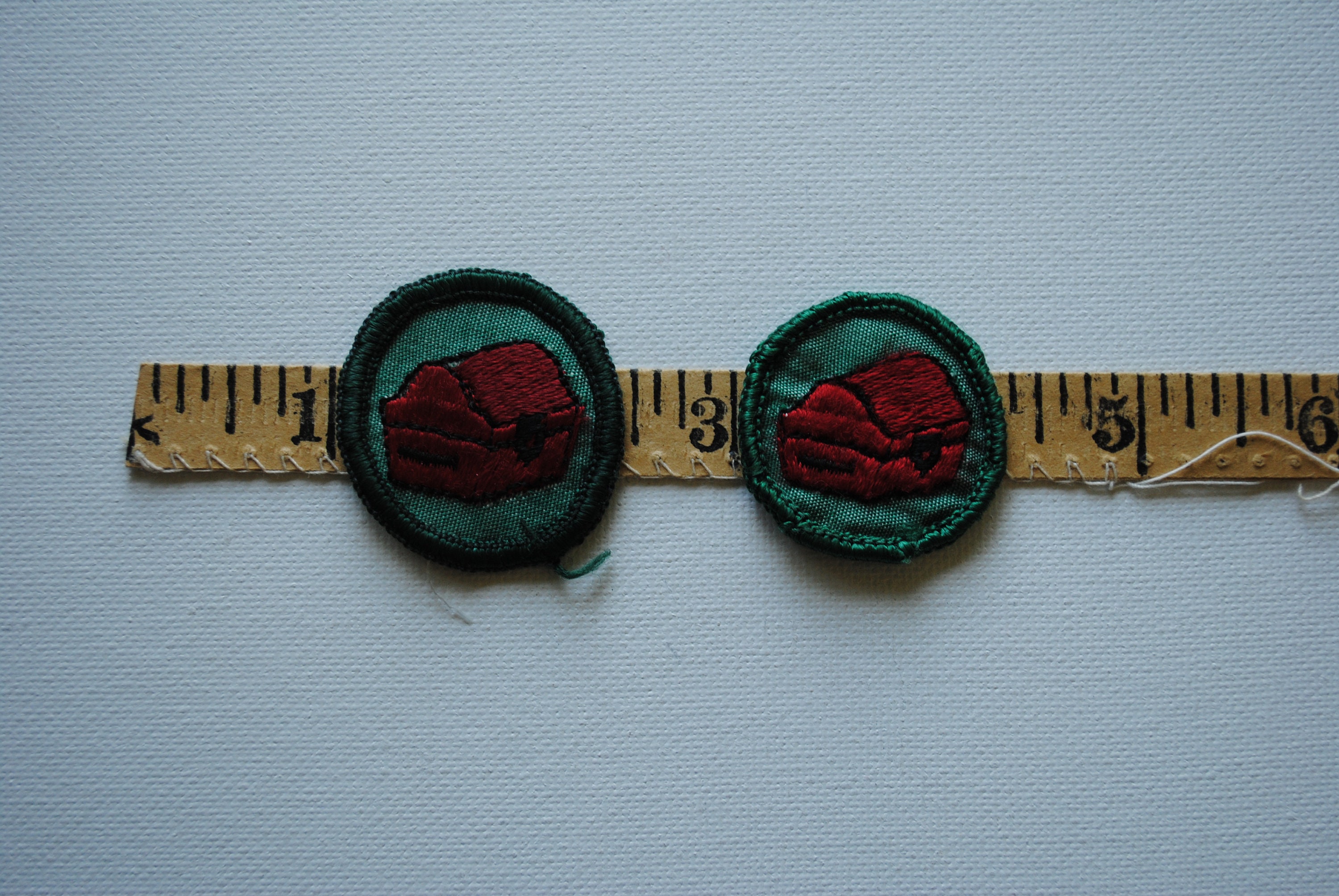 Vintage Girl Scouts Collector Merit Badge Green Fabric - Etsy