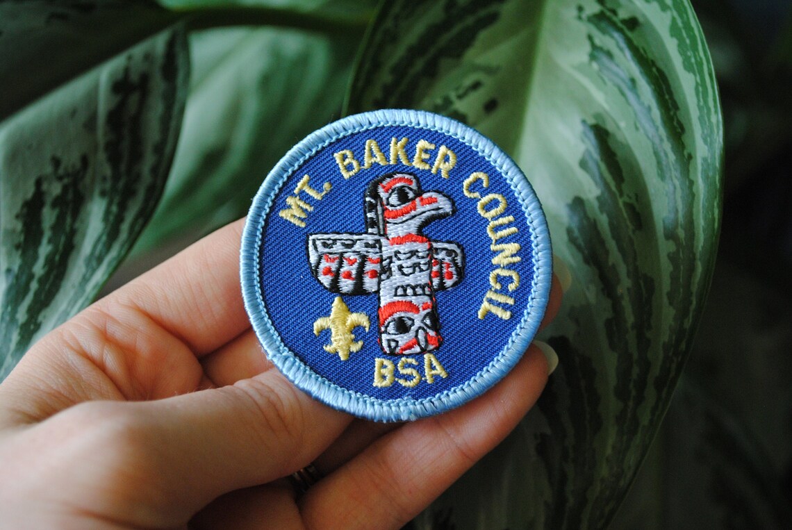 Vintage Mt. Baker Council - Boy Scouts of America Patch - Totem Pole ...