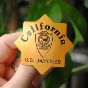1960's California U.S. Jaycees Badge - Member of the United States Jc's ...