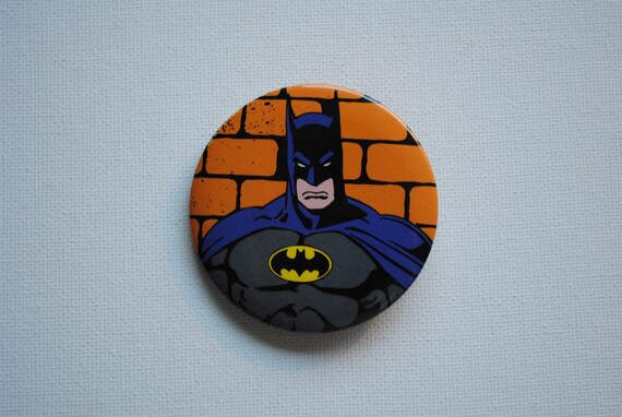 1970's Batman Button - Comic Book Art - Detective Com… - Gem