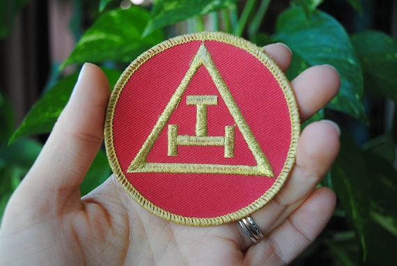 Vintage Masonic Royal Arch Chapter Emblem Patch - Mem… - Gem