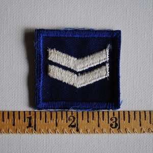 Vintage Civil Air Patrol Cadet First Class Rank Patch - CA1C - Blue and ...