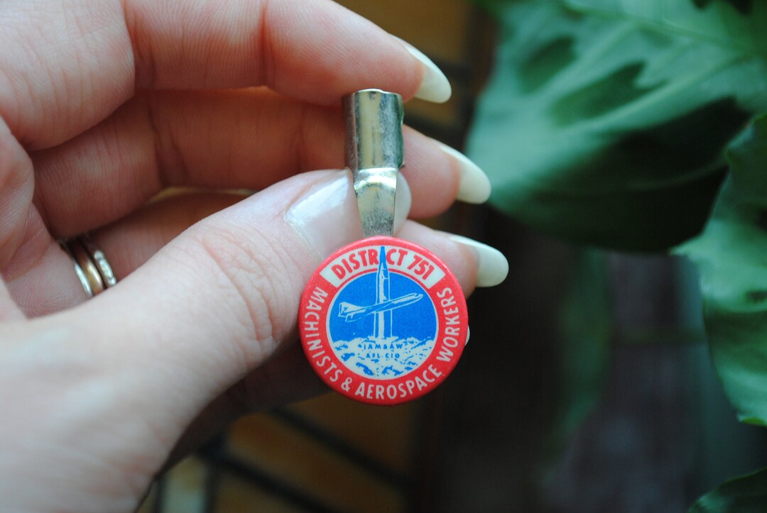Vintage District 751 Union Pencil Topper Machinists & Aerospace Workers ...