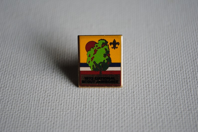 1973 National Boy Scout Jamboree Pin - ID & PA - Vintage Lapel Pin ...