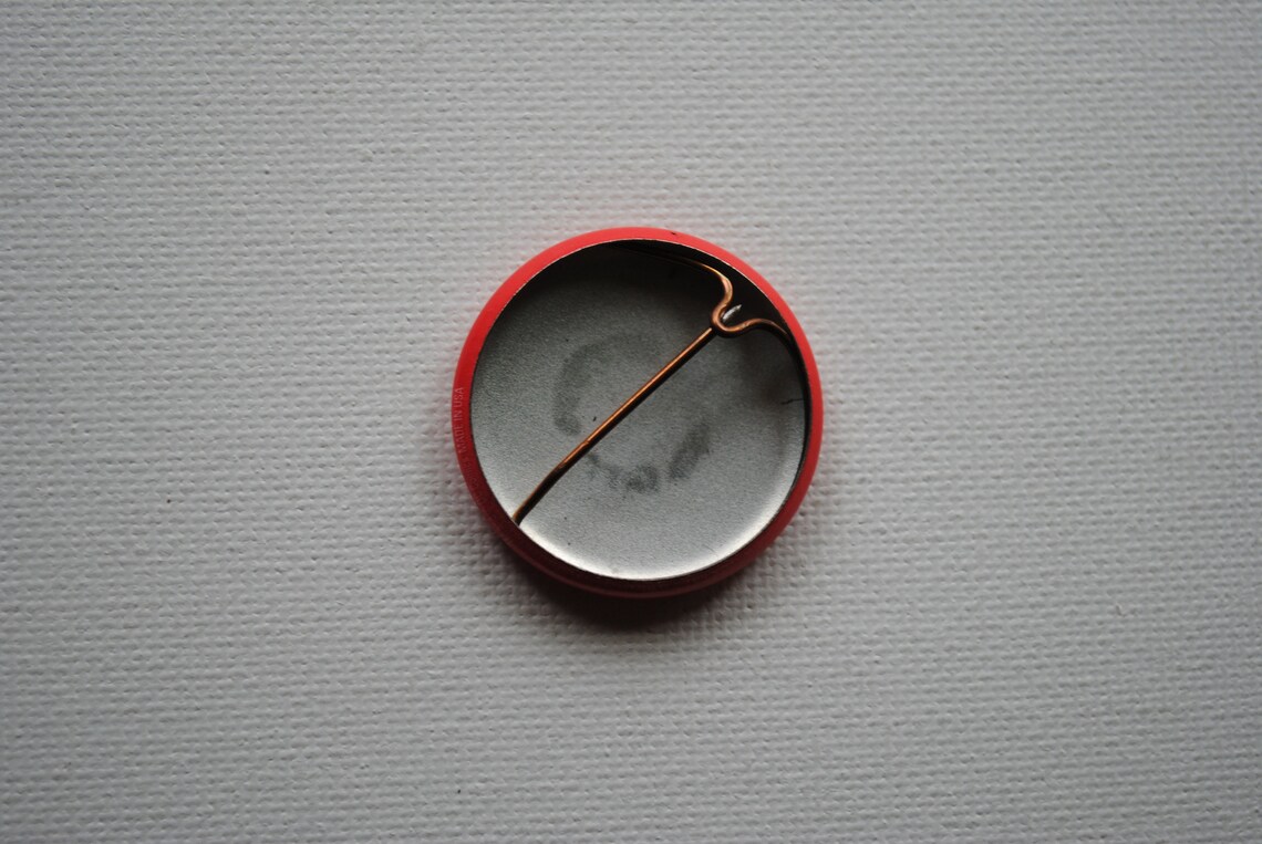 Vintage Wonder Woman Logo Button DC Comics Red and Silver - Etsy