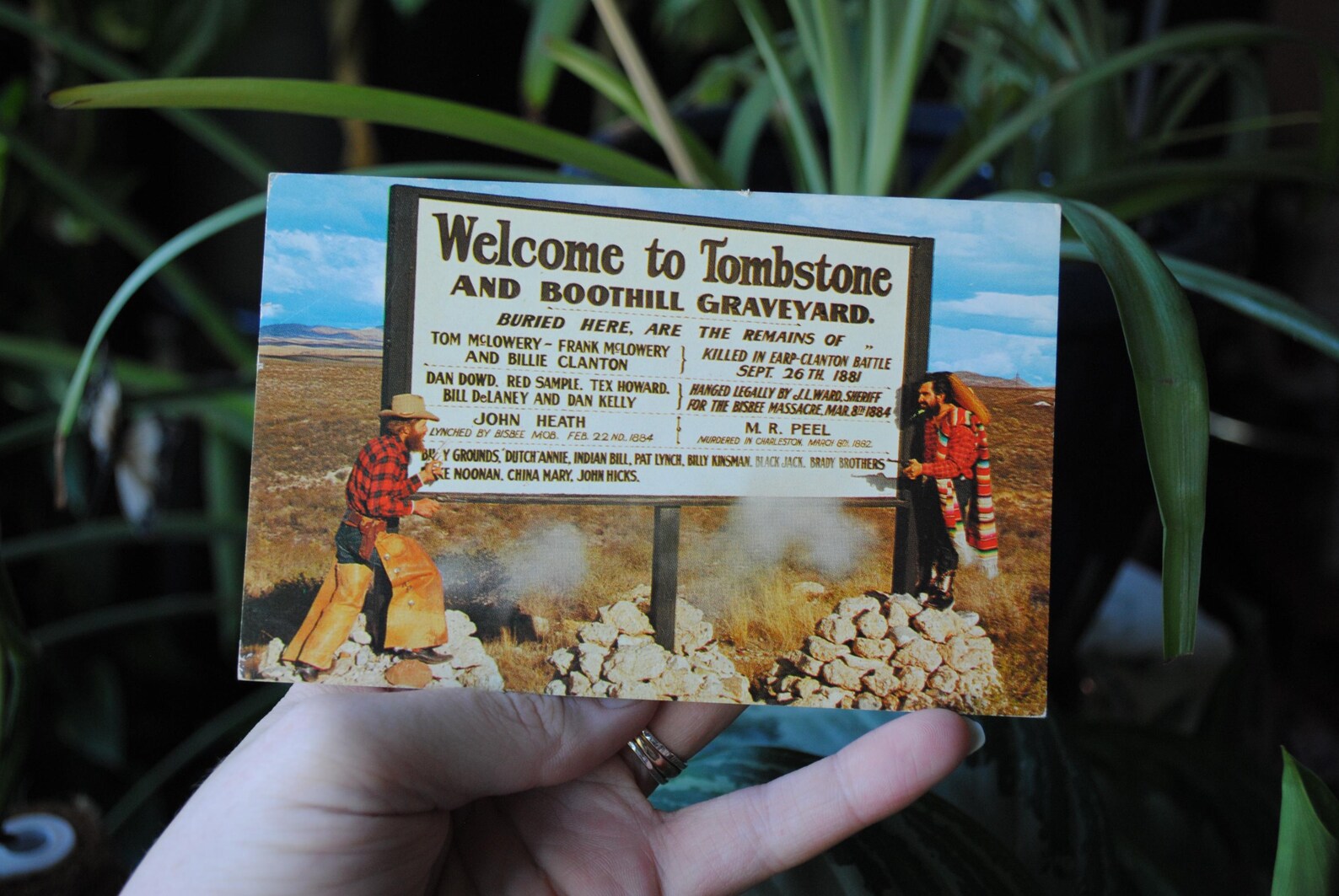 1960's Tombstone Arizona Postcard - Welcome to Tombstone and Boothill ...