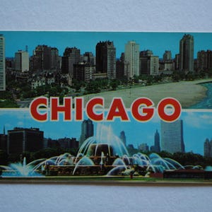 Vintage Chicago Souvenir Postcard - CK. 271 - Split View - IL ...