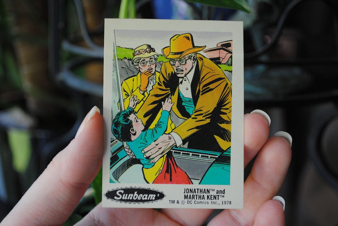 1978 Jonathan and Martha Kent Sticker - DC Comics - Superman - Sunbeam ...