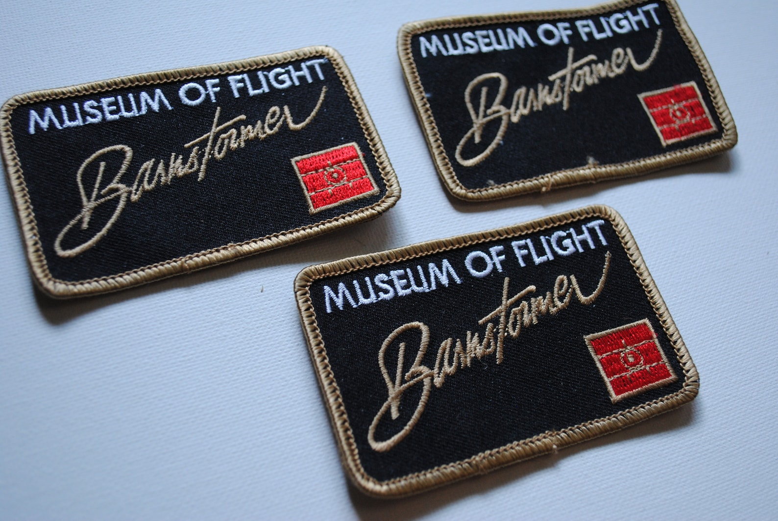 Vintage Museum Of Flight Barnstormer Patch Black Gold Red | Etsy
