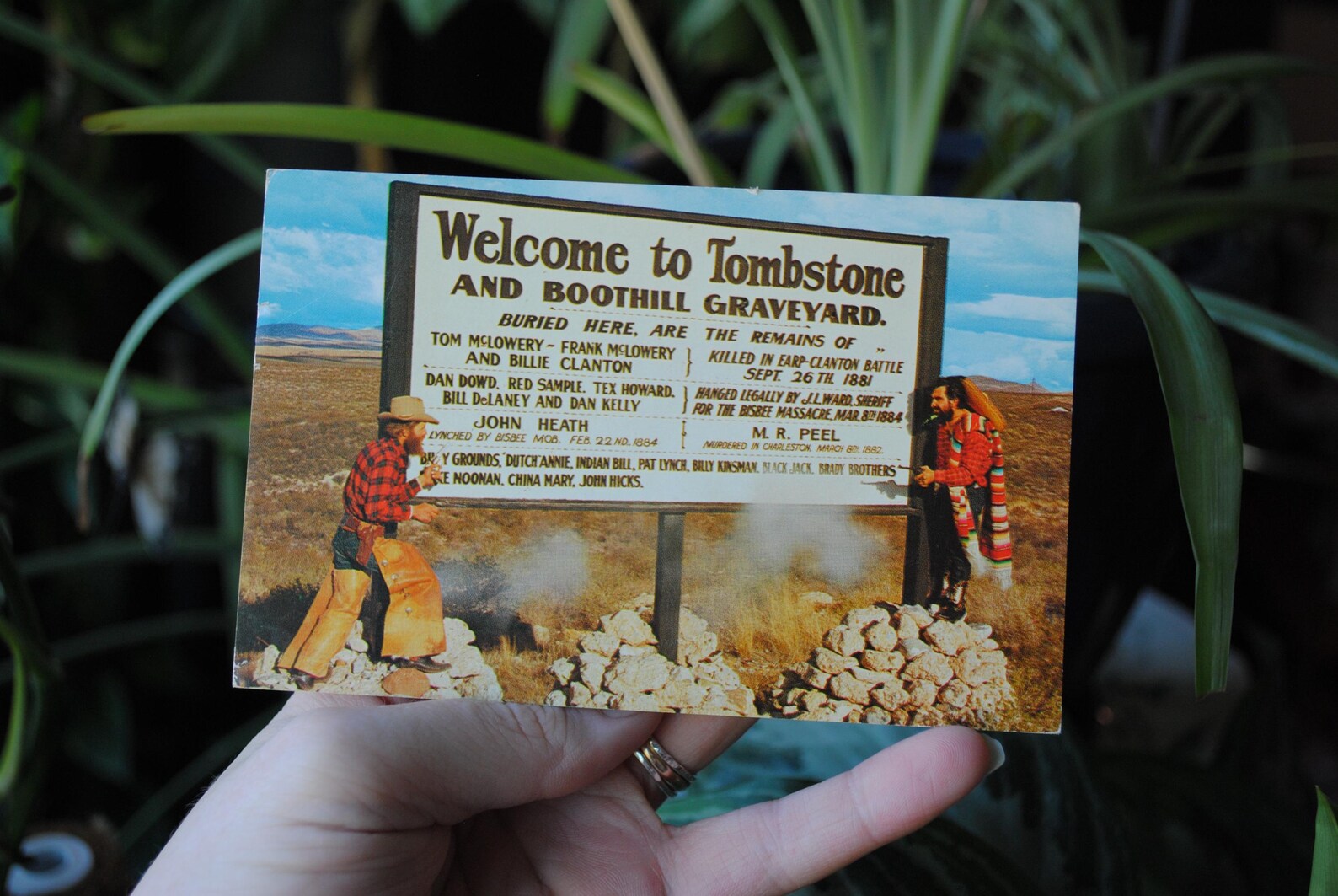 1960's Tombstone Arizona Postcard - Welcome to Tombstone and Boothill ...