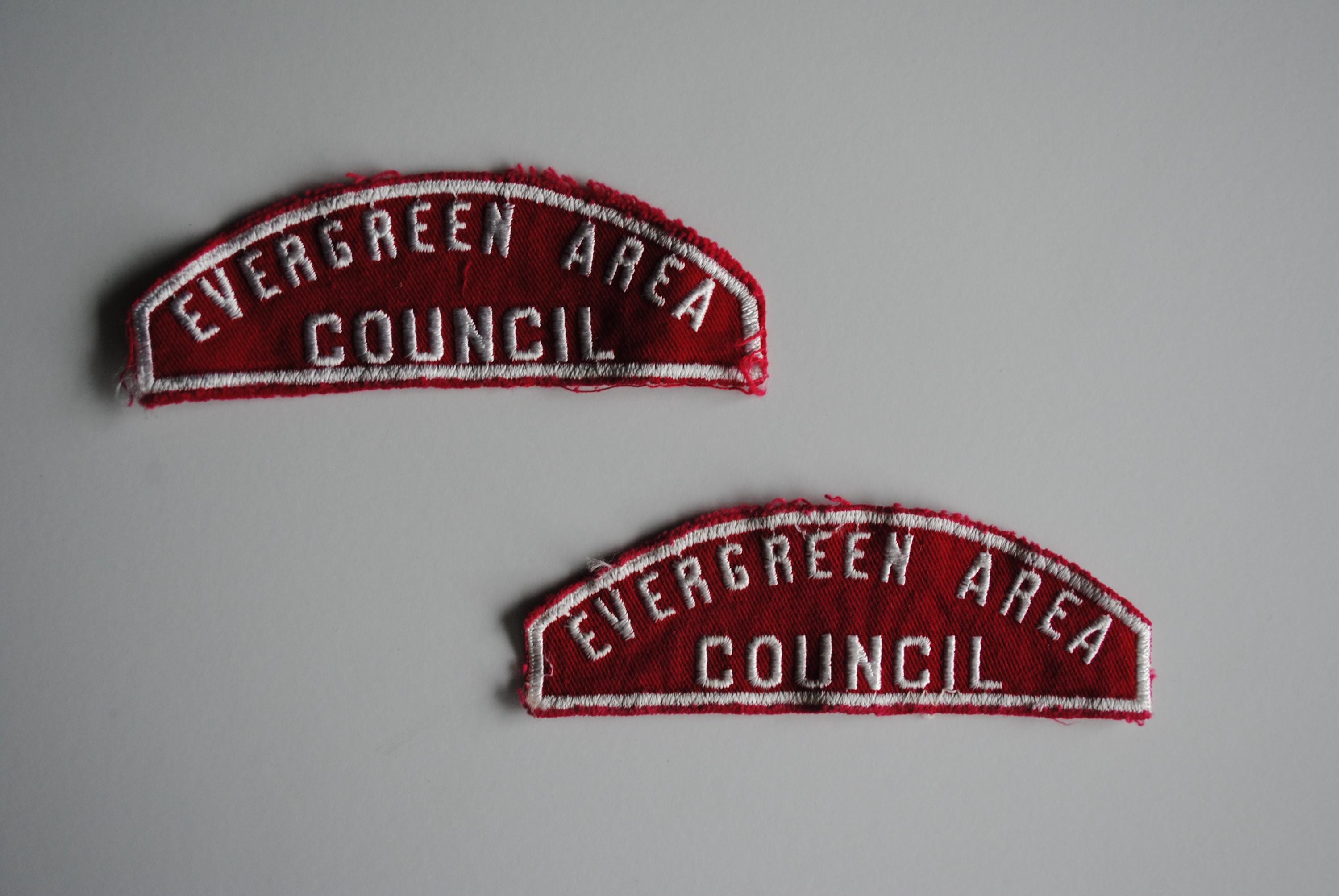 Vintage Evergreen Area Council Washington BSA Shoulder Patch - Full ...