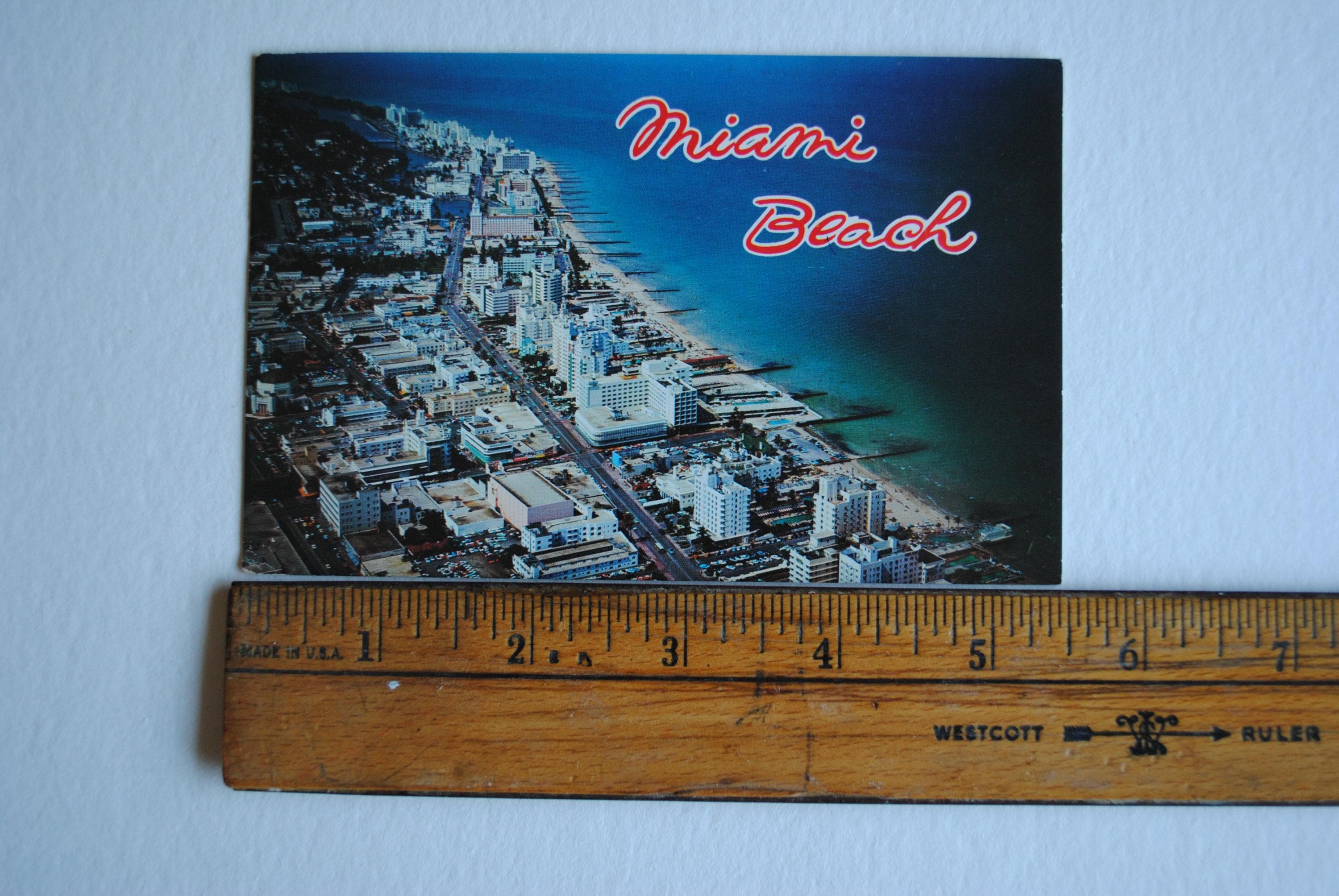 Vintage Miami Beach Postcard - Florida Souvenir - Koppel Color Cards ...