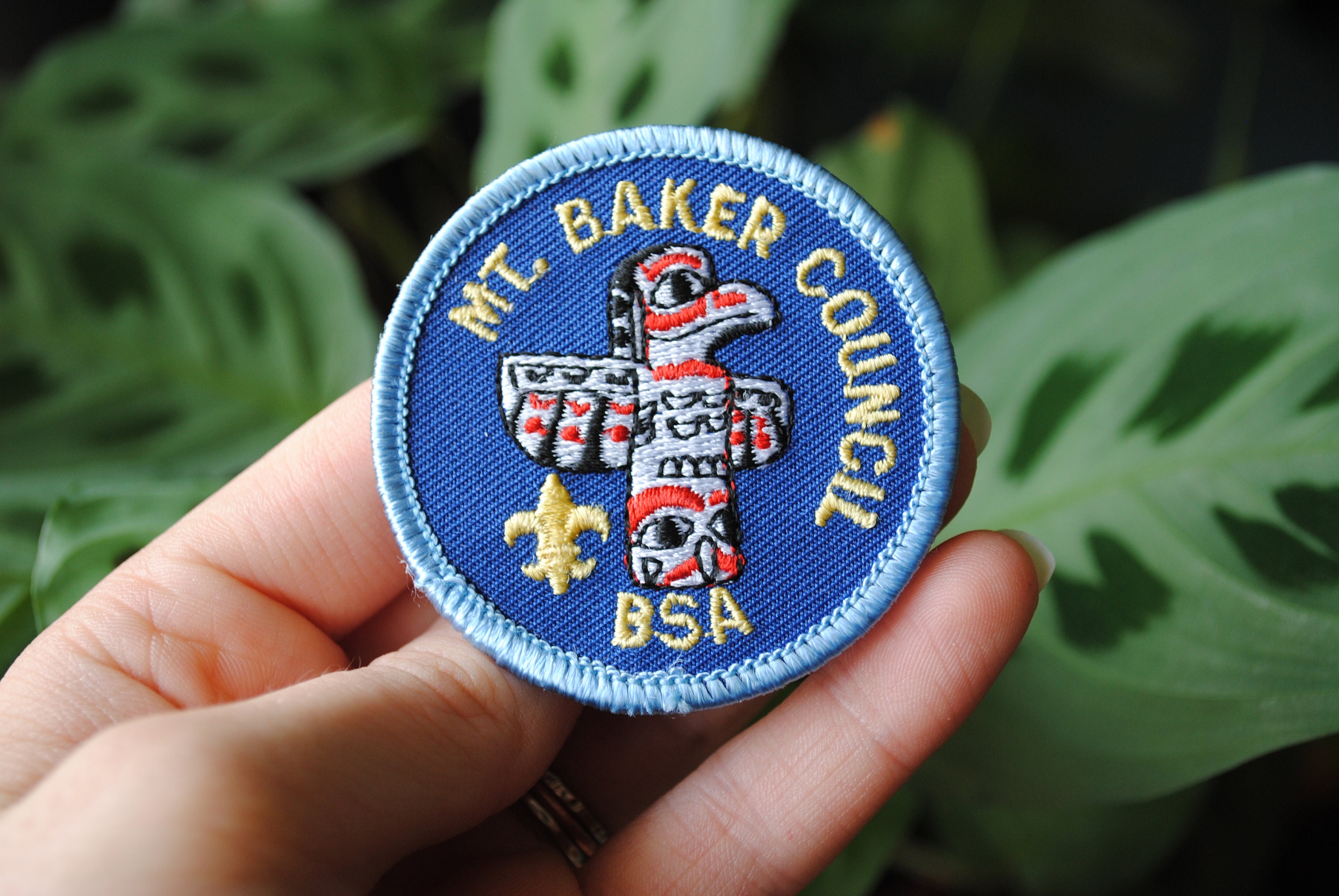 Vintage Mt. Baker Council - Boy Scouts of America Patch - Totem Pole ...