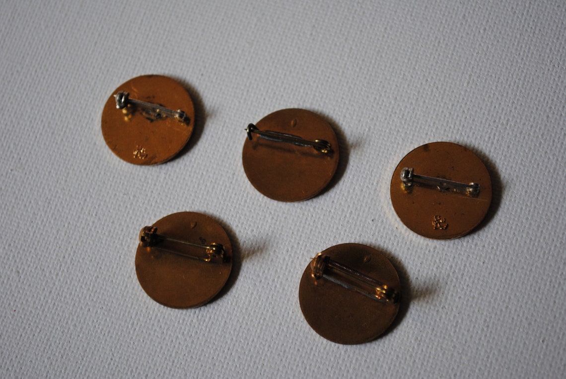 Vintage Girl Scouts WAGGGS World Pin - Trefoil Pinback - World ...