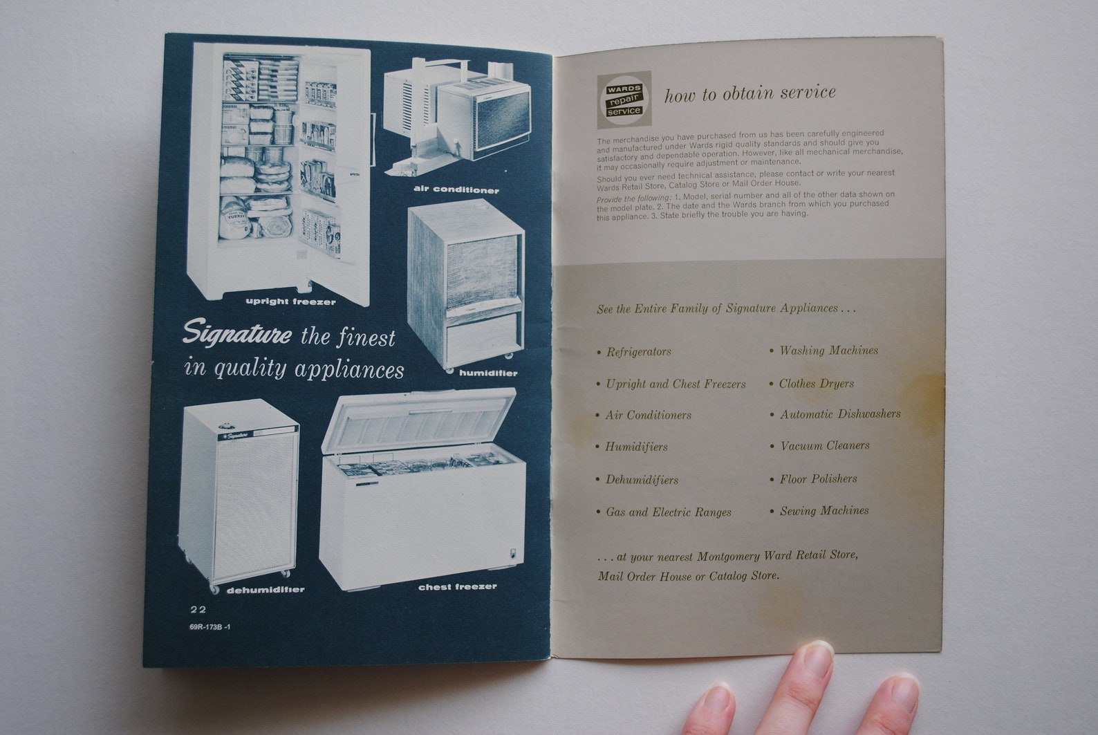 Vintage Montgomery Ward Signature Refrigerator Freezer Manual - Etsy