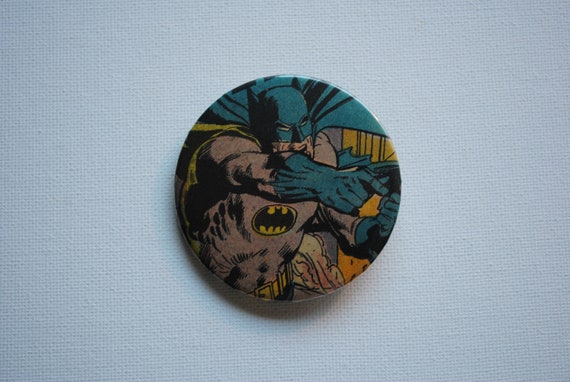 1980's Batman Button - Comic Book Art - Badge A Minit… - Gem