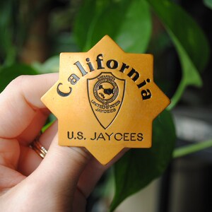 1960's California U.S. Jaycees Badge - Member of the United States Jc's ...