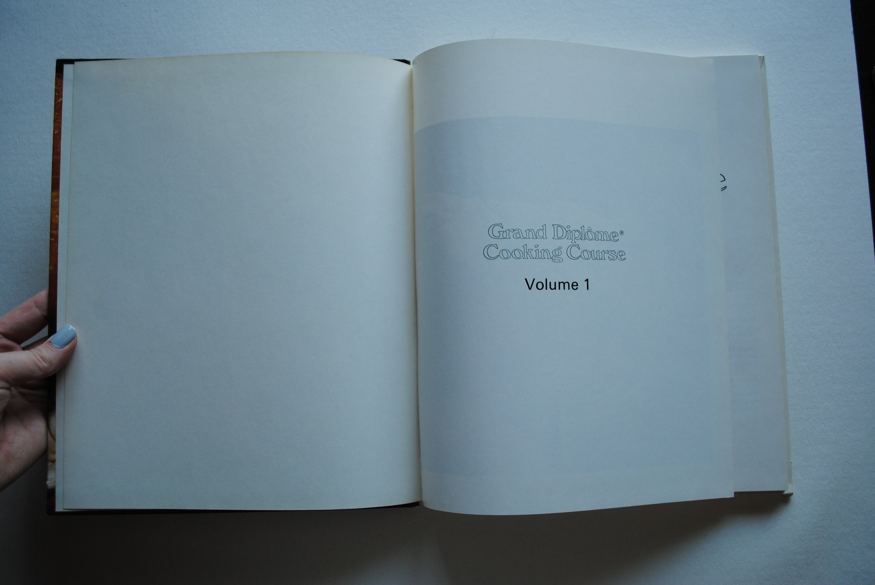 1979 Grand Diplôme Cooking Course Book - Volume 1 - Grolier Enterprises ...