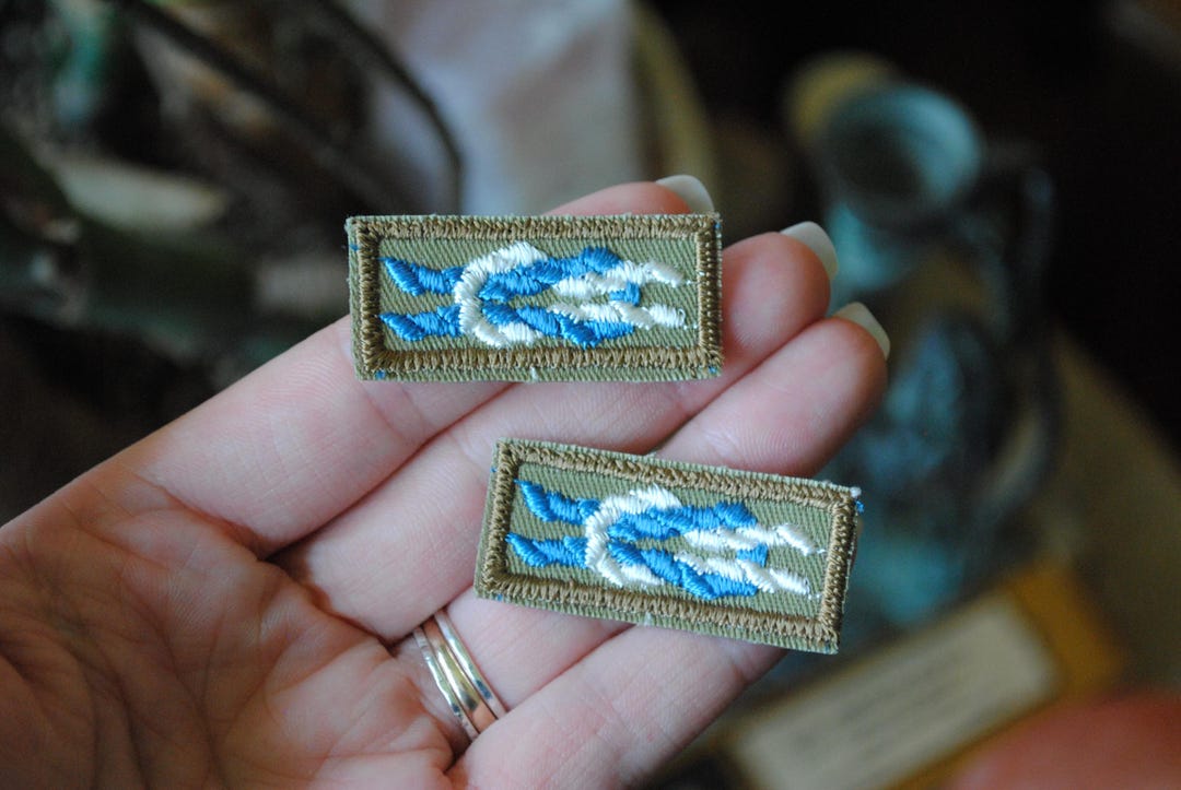 Vintage Boy Scouts Silver Beaver Award Patch - Knot Award - Fabric ...