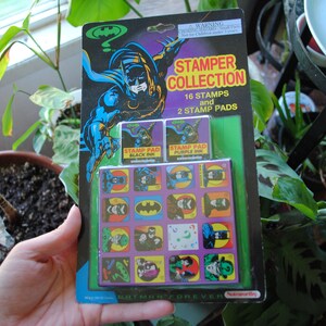 1995 Batman Forever Stamper Collection - 16 Stamps and 2 Stamp Pads ...