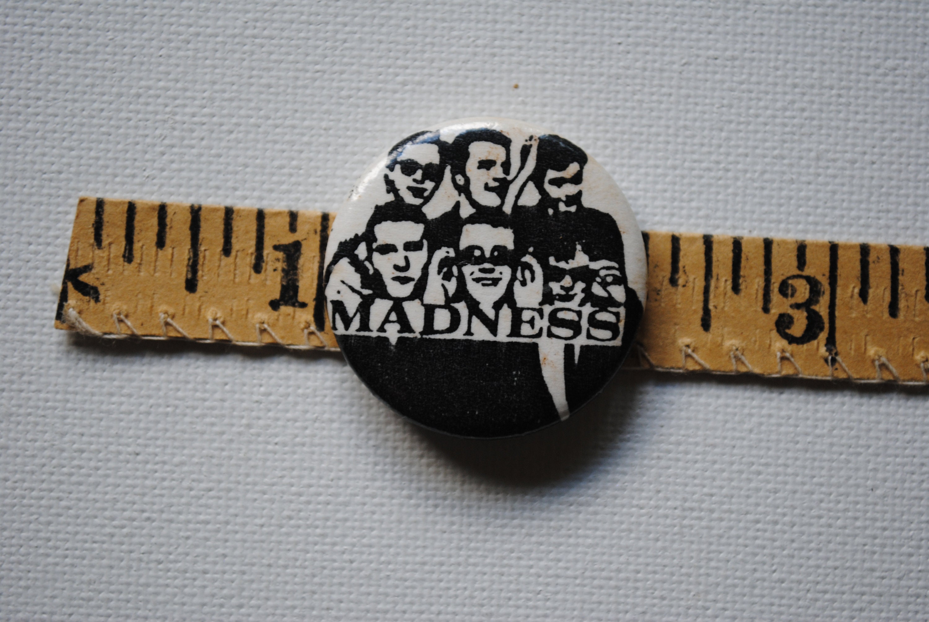 1970's Madness Pin Back Button - UK Ska Two Tone Punk Revival ...