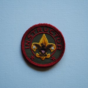 Vintage Instructor Patch Boy Scouts of America BSA Patch 1970's - Etsy