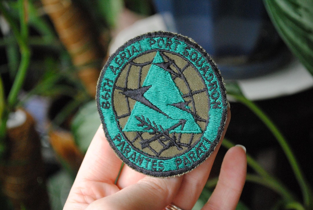 Vintage 86th Aerial Port Squadron Patch - Parantes Parati - United ...