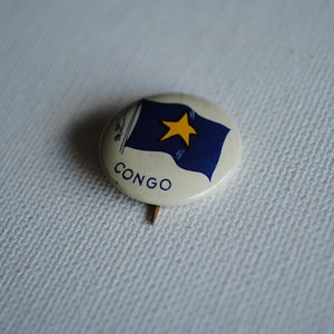 Vintage Congo Flag Pin Back Button - Flags of the World Pinback - Lapel ...