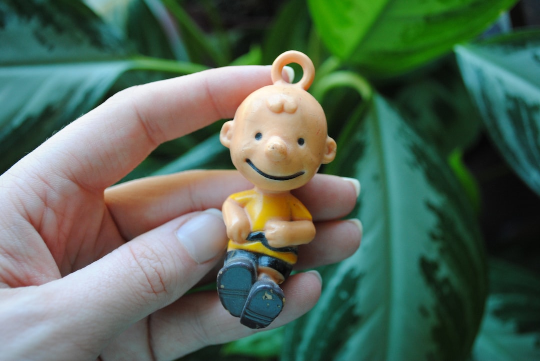 1950's Charlie Brown Figure - Parachute Toy - the Peanuts - Charles ...