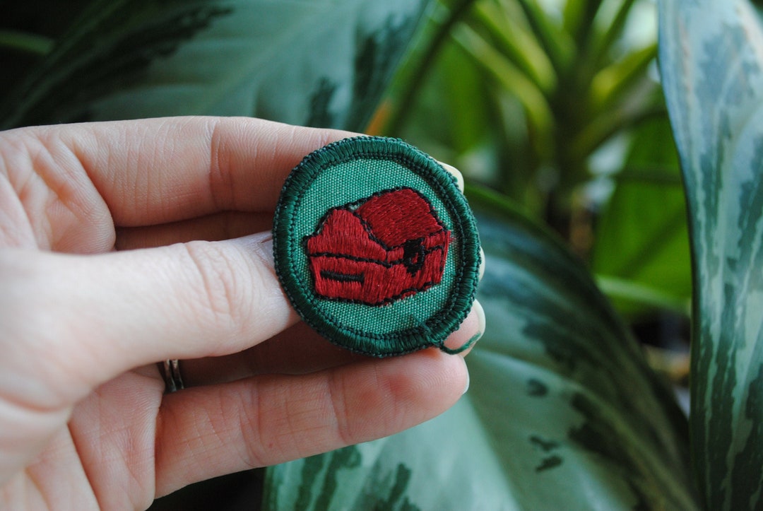 Vintage Girl Scouts Collector Merit Badge - Green Fabric - Original ...
