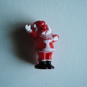 Vintage Plastic Waving Santa Christmas Holiday Decoration - Etsy
