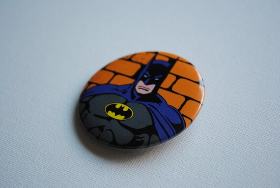 1970's Batman Button - Comic Book Art - Detective Com… - Gem