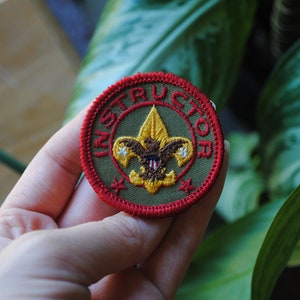 Vintage Instructor Patch - Boy Scouts of America - BSA Patch - 1970's ...