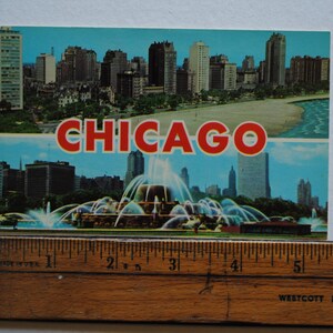 Vintage Chicago Souvenir Postcard - CK. 271 - Split View - IL ...