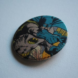 Vintage Batman Button Comic Book Art Badge A Minit - Etsy