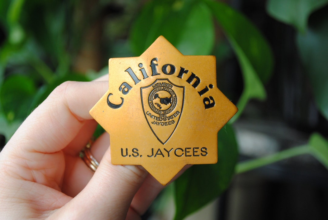 1960's California U.S. Jaycees Badge - Member of the United States Jc's ...