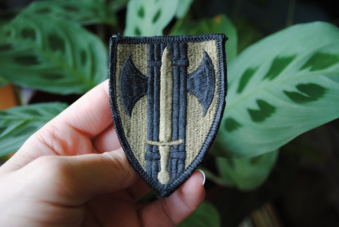 Vintage US Army 18th Military Police Brigade Unit Patch - Subdued ...