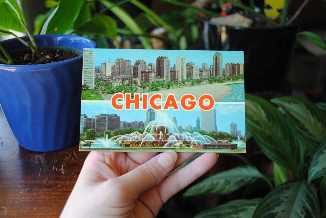 Vintage Chicago Souvenir Postcard - CK. 271 - Split View - IL ...