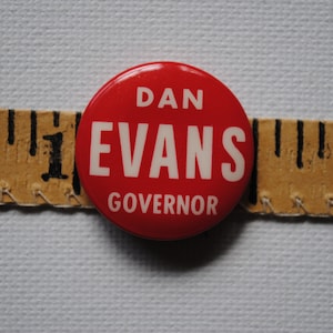 Vintage Dan Evans Governor Pin Vintage Washington Political - Etsy