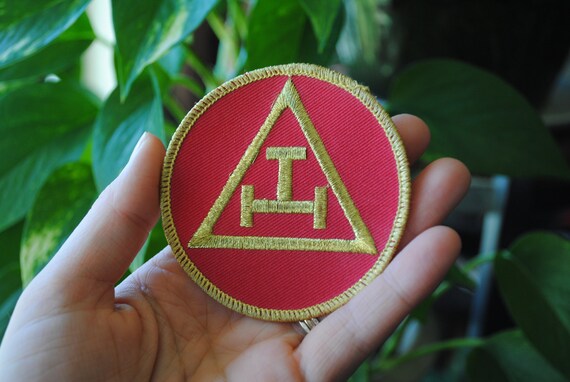 Vintage Masonic Royal Arch Chapter Emblem Patch - Mem… - Gem