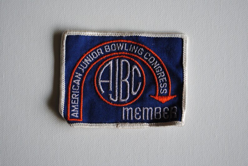 Vintage AJBC Member Patch - American Junior Bowling Congress - Vintage ...