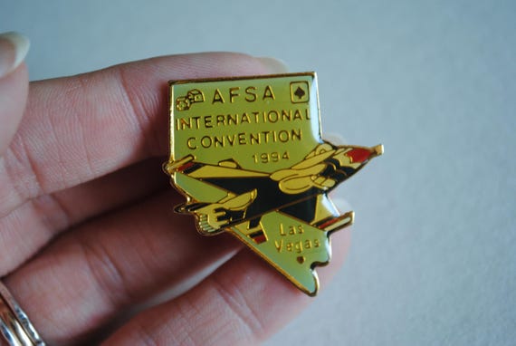 1994 AFSA International Convention Enamel Pin - Air F… - Gem