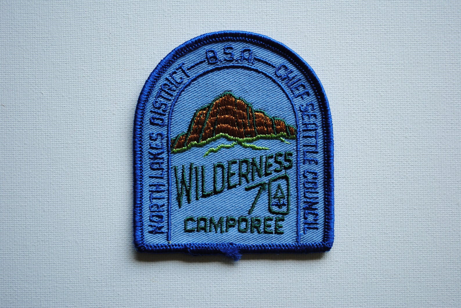 Vintage Chief Seattle Council BSA Patch Northlakes District - Etsy