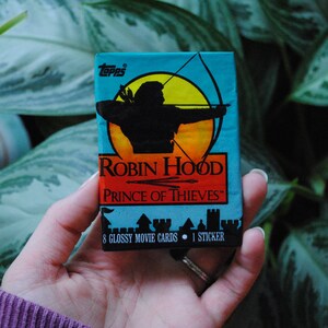 1991 Robin Hood Prince of Thieves Trading Cards - Topps - Sealed Pack ...